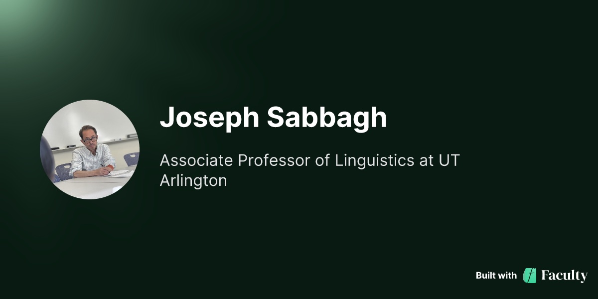 Joseph Sabbagh